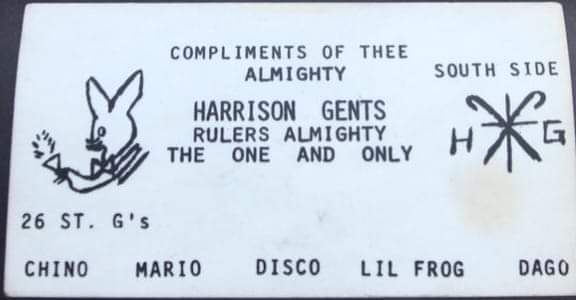 Harrison Gents - Chicago Gang History