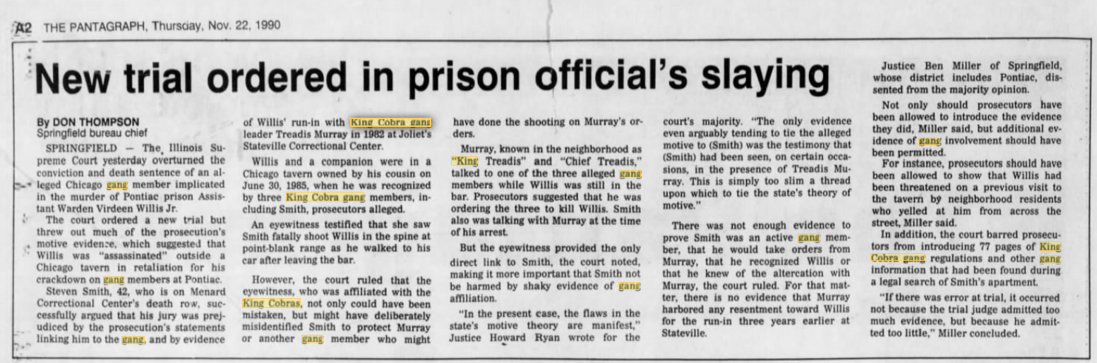 Mickey Cobras - Chicago Gang History