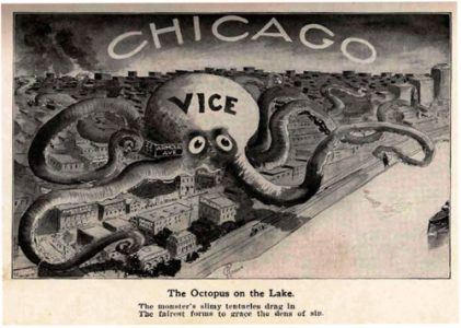 levee-cartoon - Chicago Gang History